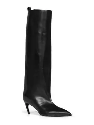 Attico Leather Knee-high Boots - Multicolor