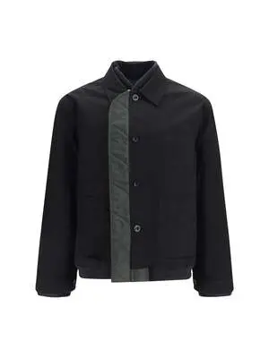 Sacai Nylon Ripstop Twill Bomber Jacket - Black