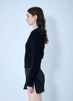 Rick Owens Dracu Cropped V Knit