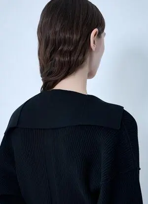 Rick Owens Dracu Cropped V Knit