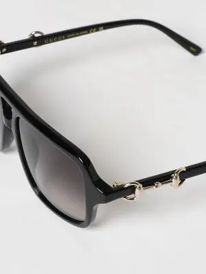 Gucci Navigator Acetate Sunglasses - Black