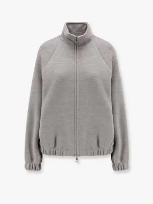 Max Mara Frine Double Wool-Cotton Sweatshirt Multicolor