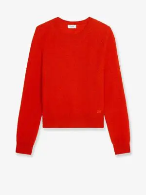 Celine Wool Sweater With Triomphe Detail - Multicolor