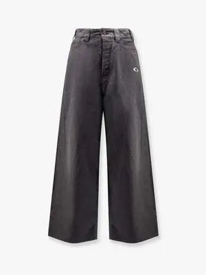 Balenciaga Trompe L'oeil Denim Trousers - Multicolor