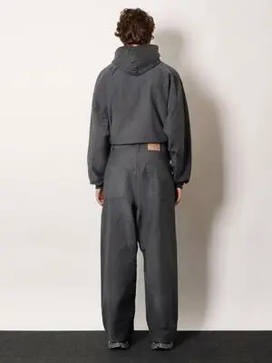 Balenciaga Trompe L'oeil Denim Trousers - Multicolor