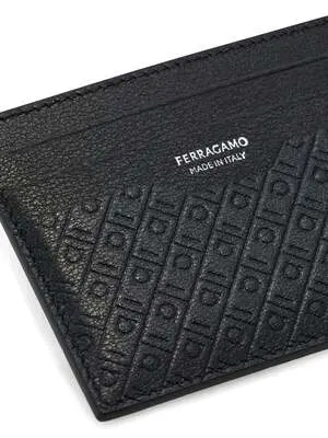 FERRAGAMO Leather Credit Card Case