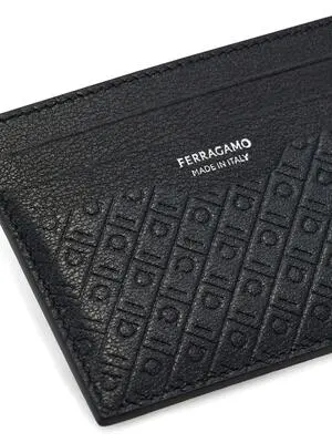 FERRAGAMO Leather Credit Card Case
