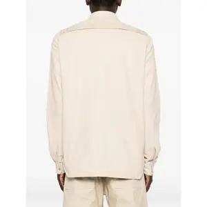 Rick Owens Leather Shirt Jacket