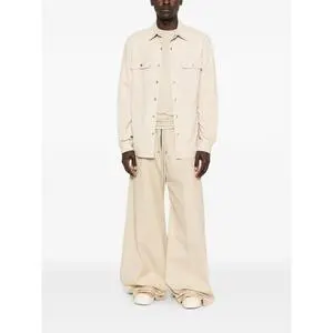 Rick Owens Leather Shirt Jacket