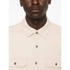 Rick Owens Leather Shirt Jacket
