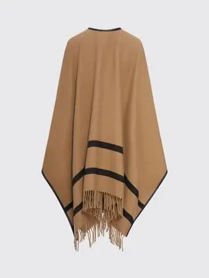 Max Mara Wool Cape With Logo