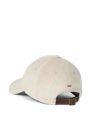 Brunello Cucinelli Logo Cotton Baseball Cap