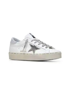 GOLDEN GOOSE Hi Star Leather Sneakers - Multicolor