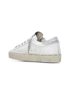 GOLDEN GOOSE Hi Star Leather Sneakers - Multicolor