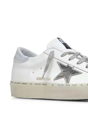 GOLDEN GOOSE Hi Star Leather Sneakers - Multicolor