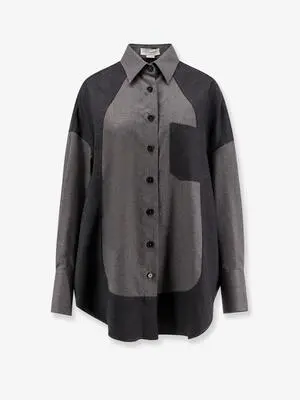 Stella McCartney Oversize Wool Shirt - Multicolor