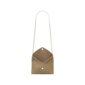 Saint Laurent Neutrals Shoulder Bags - Cream