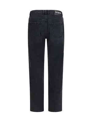 Balmain Straight-leg Denim Jeans