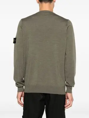 Stone Island Wool Crewneck Sweater