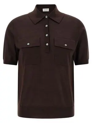 P.a.r.o.s.h Linfa26' Polo Shirt - Brown