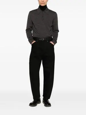 LEMAIRE Wool Polo Shirt - Multicolor