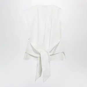 JW Anderson Cotton Satin Asymmetric Top