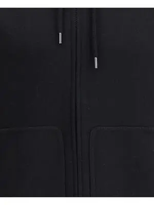 Brunello Cucinelli Cotton Zip Up Hoodie - Black