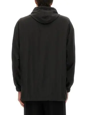 Balenciaga Oversized Windbreaker Jacket - Black