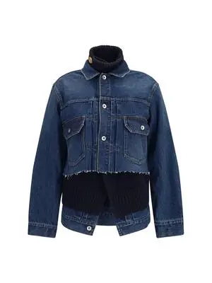 Sacai Leather Jackets For Women