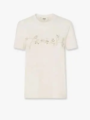 Fendi Cotton Blend T-shirt - Multicolor