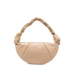 Saint Laurent Calf Leather Tote Bag - Cream