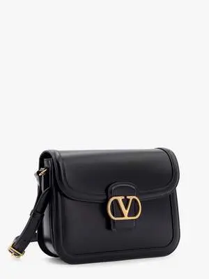 Valentino Garavani 9to5 Leather Shoulder Bag With Vlogo Signature Closure - Multicolor