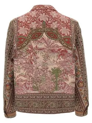 Etro Balmacaan Neck Overshirt - Multicolor