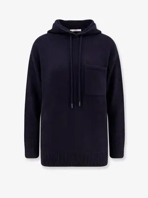 Max Mara Liana Cashmere And Wool Hooded Sweater - Multicolor