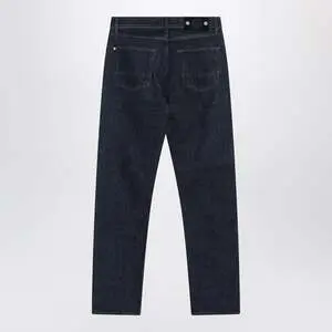 Stone Island Regular Straight Jeans In Rinsed Denim