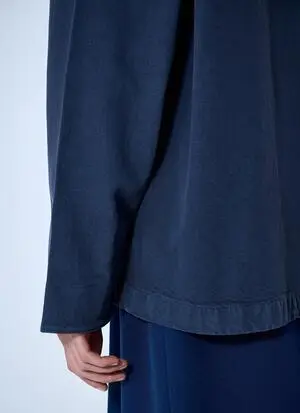 Miu Miu Single-breasted Garment-dyed Gabardine Jacket