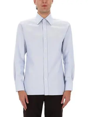 TOM FORD Shirt With Classic Collar - Multicolor