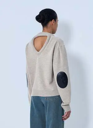 Acne Studios Open Back Wool Knit