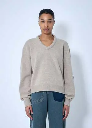 Acne Studios Wool Knit Sweater - Cream