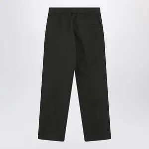 Stone Island Loose Cargo Trousers In Grey Cotton Ripstop