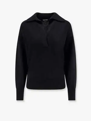 TOM FORD Cashmere Polo Shirt/sweater - Black