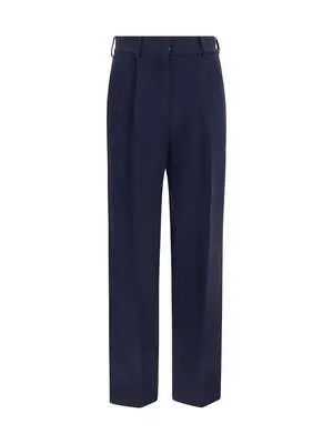 BLAZÉ MILANO Alcanara Fox Lightweight Wool Trousers