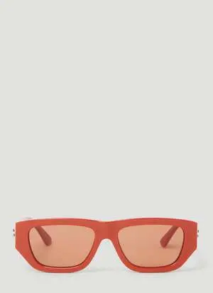 Bottega Veneta Bolt Rectangular Sunglasses - Orange
