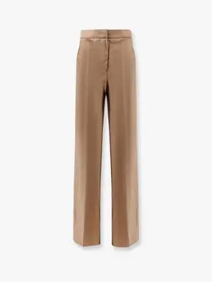 Max Mara Fernet Virgin Wool Trousers - Multicolor