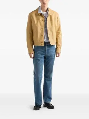 Prada Tight Fit And Regular Waist Washed Denim Jeans