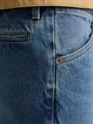 Prada Tight Fit And Regular Waist Washed Denim Jeans