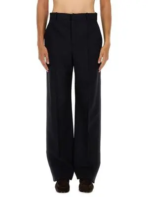 Saint Laurent High Waist Pants - Blue