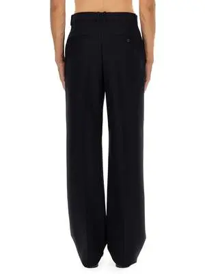 Saint Laurent Wool High Waisted Pants
