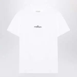 MAISON MARGIELA Cotton T-shirt With Logo - White
