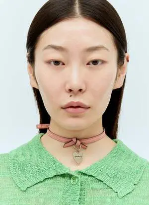Acne Studios Musubi Charm Choker - Pink